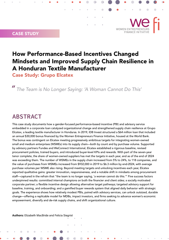 How Performance-Based Incentives Changed Mindsets and Improved Supply ...
